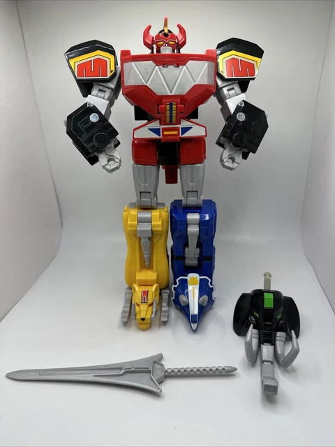 MIGHTY MORPHIN' POWER Rangers Dinozord Megazord Complete Figure Hasbro ...