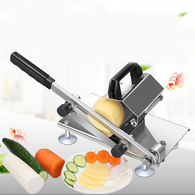 ADJUSTABLE VEGETABLE CUTTER with Blade for Meat and Vegetables Slicing ...