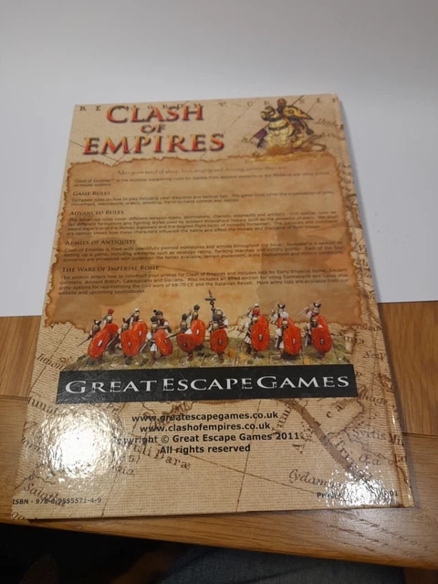 CLASH OF EMPIRES. Ancient and Medieval Wargames Rules; Great Escape ...
