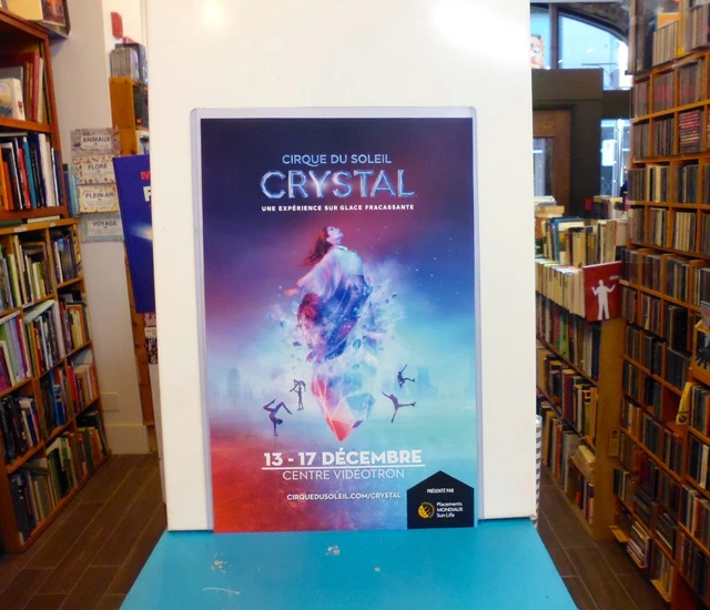 ORIGINAL POSTER 2017 rare CRYSTAL SHOW from CIRQUE DU SOLEIL Quebec ...