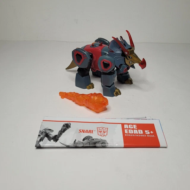 TRANSFORMERS ANIMATED SNARL Deluxe Class - Complete w/Instructions $24. ...