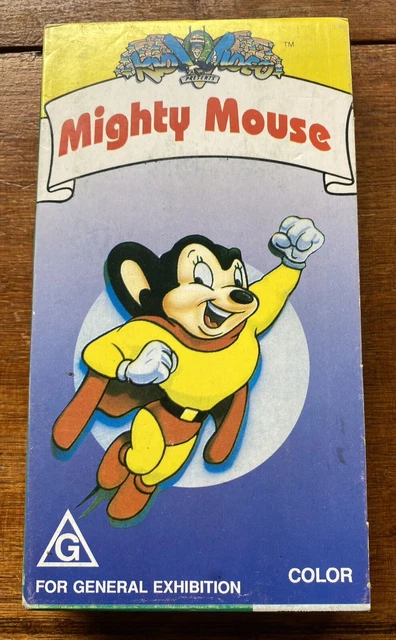 VINTAGE CARTOON CLASSICS VHS Video Tape Mighty Mouse colour $15.99 ...