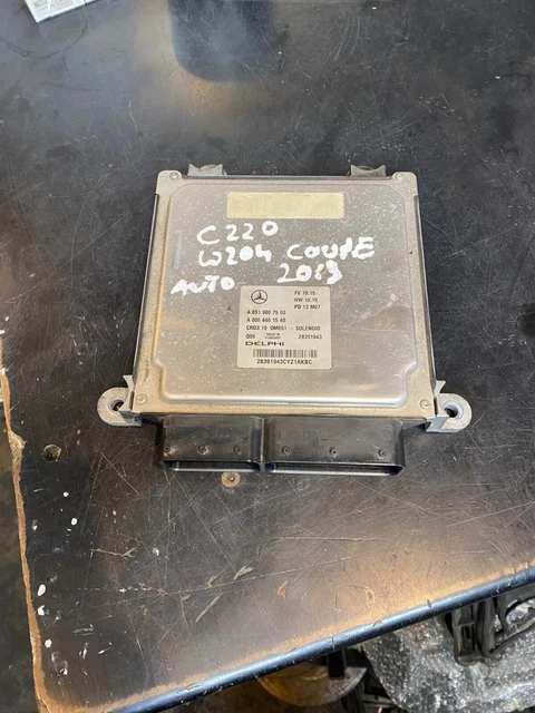 2013 MERCEDES BENZ W204 C220 Cdi Ecu Engine Control Unit A6519007500 Automatic £45.00 - PicClick UK
