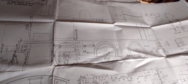 SIMPLEX 5 INCH Gauge Live Steam Locomotive Drawings £19.44 - PicClick UK