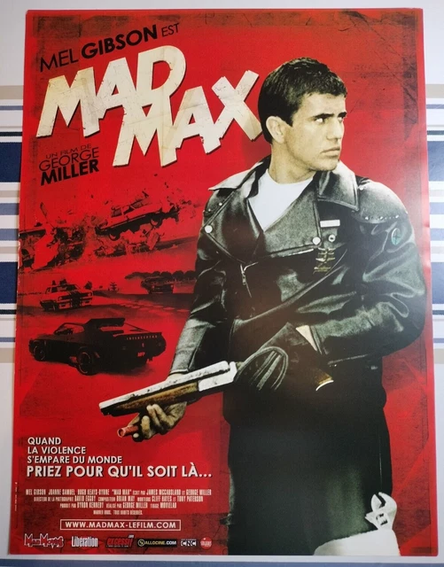 PETITE AFFICHE ROULÉE cinéma: MAD MAX (r2000) Mel Gibson George Miller ...