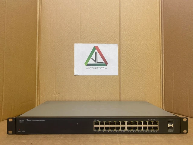 CISCO SLM2024 AVEC Support 24-Port Slm 2024 Gigabit Smart Interrupteur ...