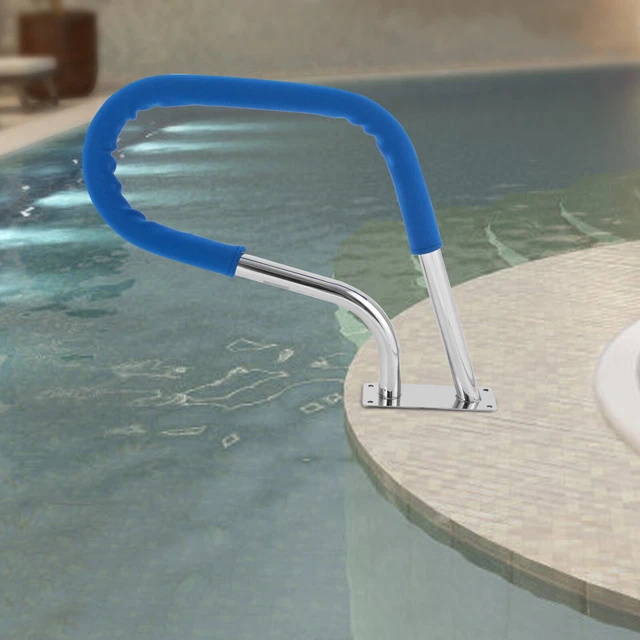 SWIMMING POOL HAND Rail Ladder Handrail Stair Rail 304 Stainless Steel ...