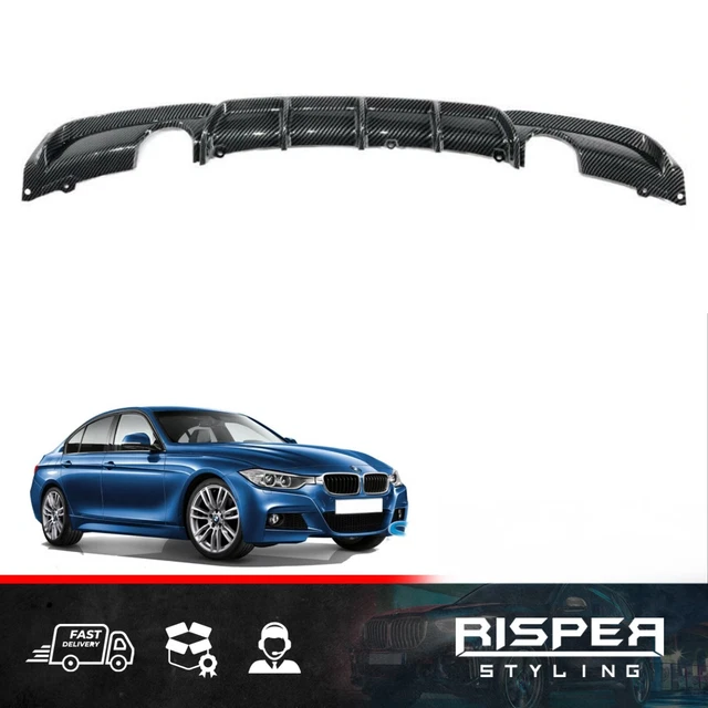 FOR BMW 3 Series F30 M-Performance Rear Bumper Diffuser Single Twin ...