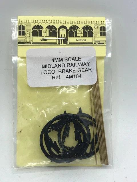 ALAN GIBSON 4MM Scale - Midland Railway Locomotive Brake Gear 4M104 £5. ...