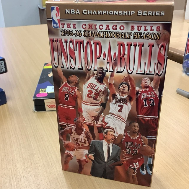 CHICAGO BULLS 1995-96 UnstopABulls NBA Championship VHS Michael Jordan ...