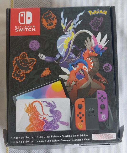 NINTENDO SWITCH OLED Console Pokemon Scarlet and Violet Edition £280.00 ...