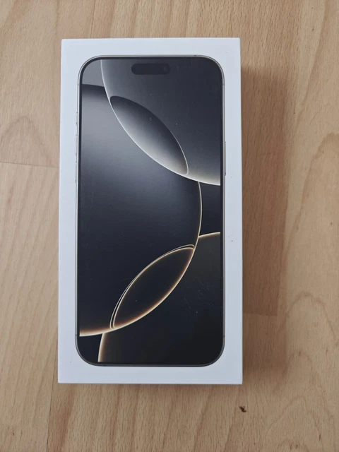 ORIGINAL APPLE IPHONE 16 Pro Max Verpackung 256 GB Leerbox Karton EUR ...