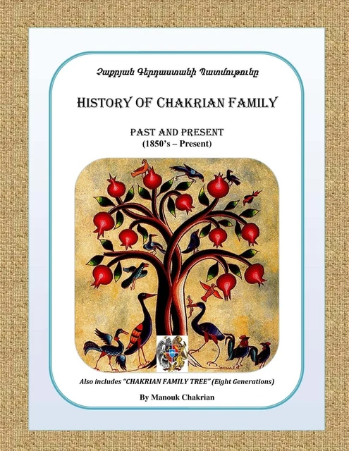 CHAKRIAN, ART HISTORY Of Chakrian Family: Past And Present (1850`S - P Book NEUF EUR 27,06 ...