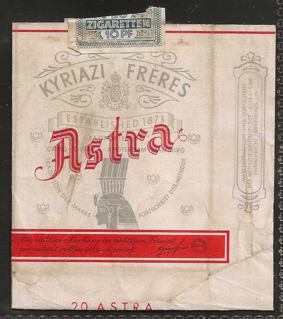 VINTAGE CIGARETTE/TOBACCO PACKET-#2799- Empty Pack - Kyriazi Freres ...