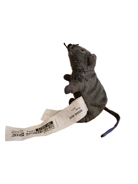 IKEA GOSIG MUS Mouse Rat Grey Soft Toy Plush Stuffed Animal 5" £12.99 ...