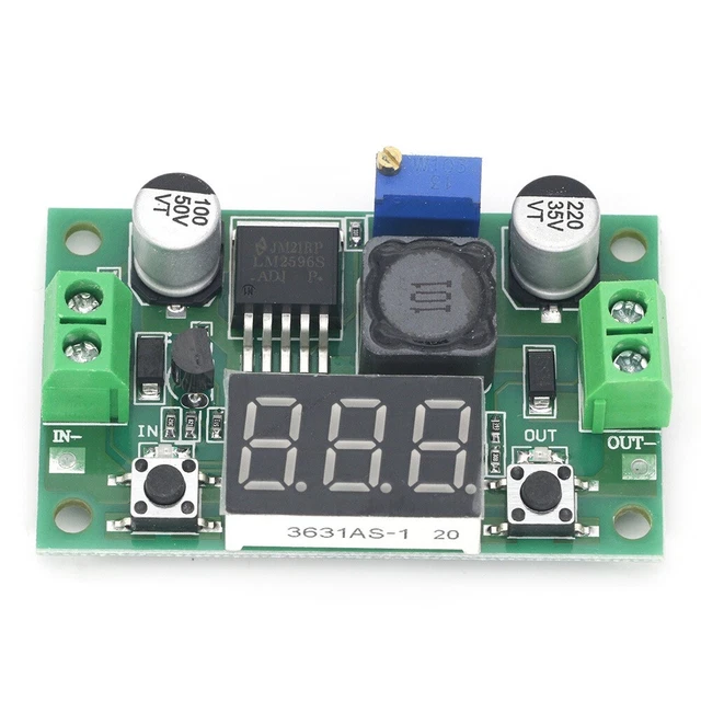 CONVERTISSEUR R GULATEUR DE tension efficace LM2596 440 V en 1 25 V sortie EUR 6,85 - PicClick FR