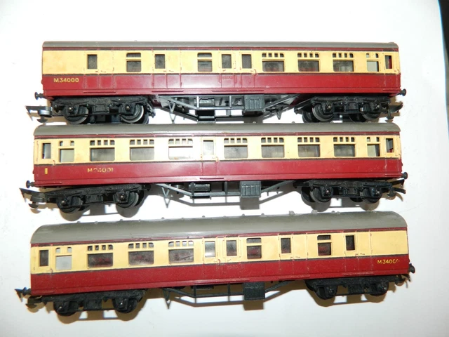 3 VINTAGE TRI-ANG Oo Gauge Coaches G5 £4.99 - PicClick UK