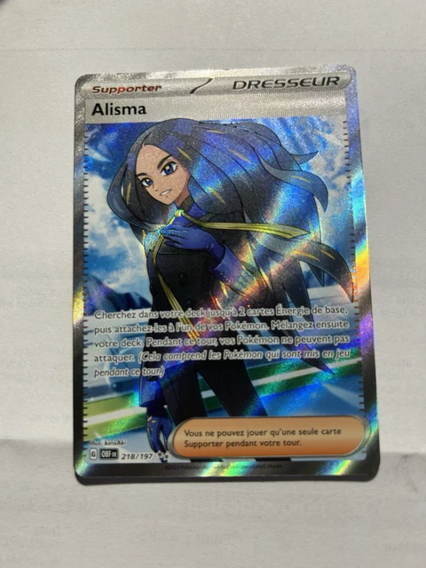 CARTE POKEMON ALISMA 218/197 Flammes Obsidiennes EV3 Neuve FR EUR 5,00 ...