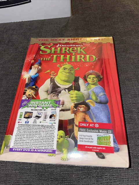 SHREK THIRD DVD Now Thats what I Call Shrek Cd Lot of 2 Full Screen New ...