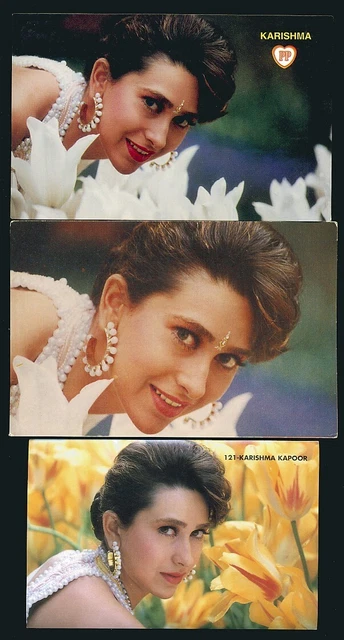 BOLLYWOOD ACTRESS KARISMA Kapoor. 3 rare postcards. $56.94 - PicClick CA