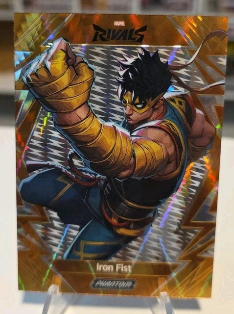 2025 PHANTOM MARVEL Rivals Iron Fist #30 Orange Prism 14/50 £35.62 ...