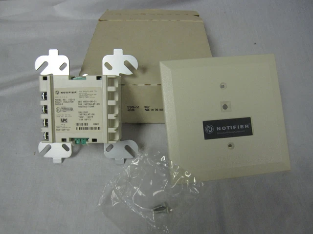 NOTIFIER ISO-X FIRE Alarm Intelligent Addressable Isolator Module W ...