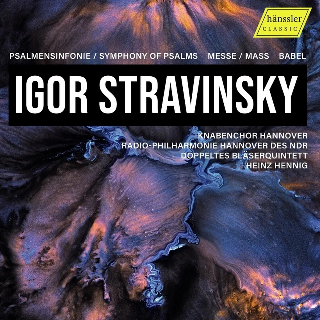 IGOR STRAVINSKY IGOR Stravinsky: Psalmensinfonie/Messe/Babel (CD) Album ...