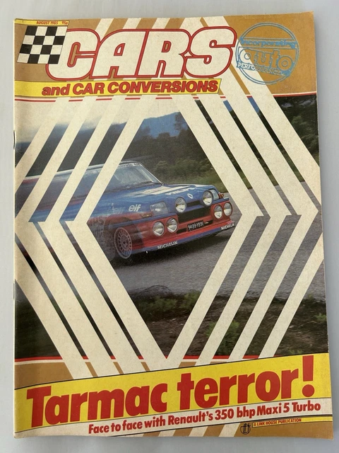 CARS AND CAR Conversions Magazine August 1985 £2.22 - PicClick UK