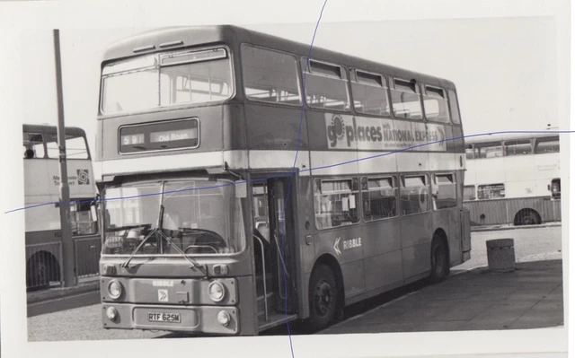 BUS PHOTO OF Ribble Photograph Leyland Atlantean 1314 Picture Rtf625M ...