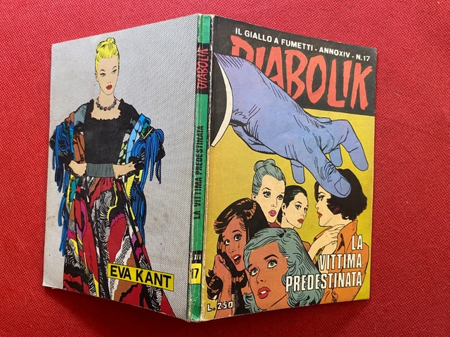 DIABOLIK ANNO XIV (14) n 17 VITTIMA PREDEST 18/8/1975 Fumetto 1° Serie ...