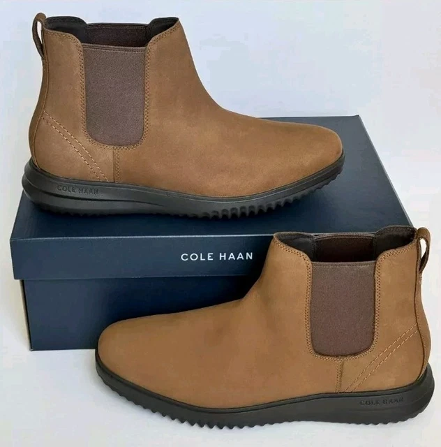 NEW COLE HAAN Men's Grand Plus Chelsea Boot Brown Lumber/Java C38789 ...