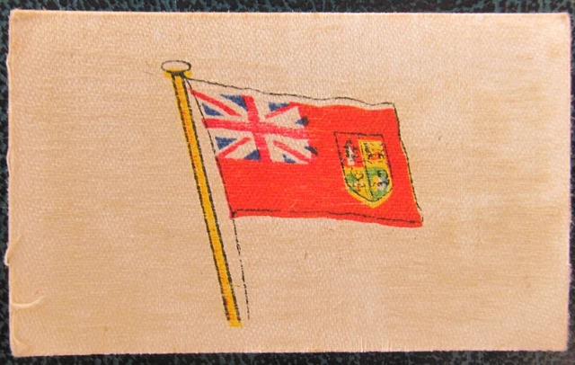 WILLS CIGARETTE SILK Card Ww1 military Flags of the Allies with ...