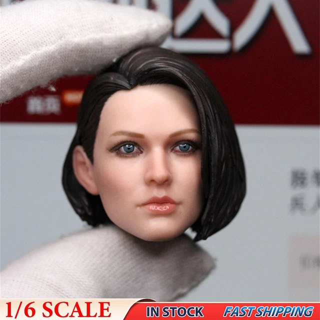 1/6 MODEL POLICE Woman Jill Female Head Sculpt F 12" Hot Toys Phicen ...