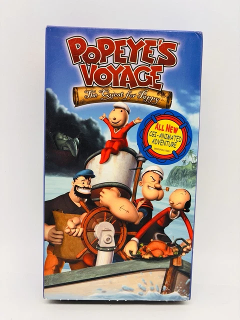 POPEYE'S VOYAGE THE Quest for Pappy VHS 2004 CGI Animated Adventure ...