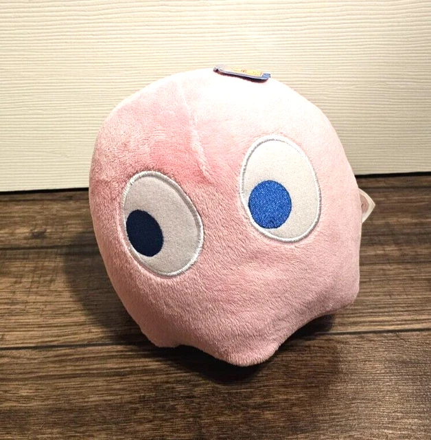 BANDAI NAMCO MS Pac-Man Pinky Ghost 6" Soft Plush Toy with Tag £9.99 ...