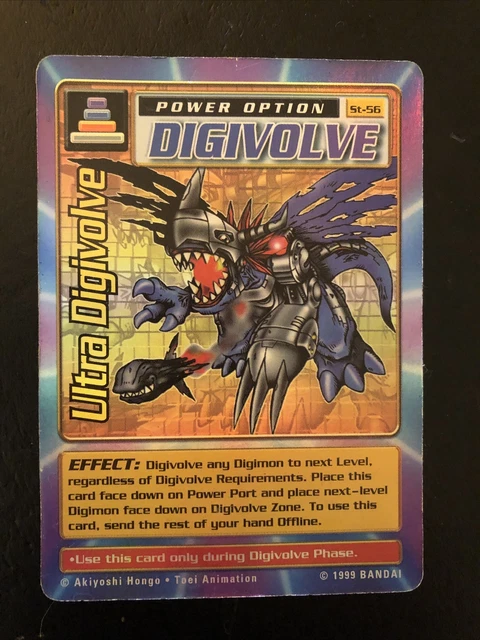 ULTRA DIGIVOLVE DIGIMON Collectable Trading Card Game Shiny Holo Rare ...