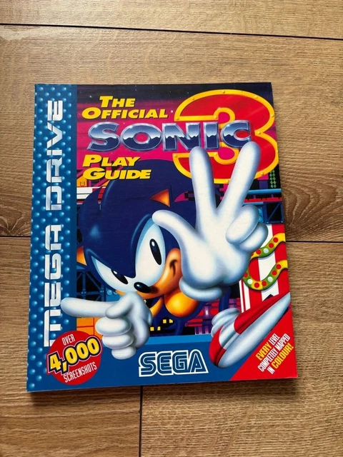 BRAND NEW OLD STOCK - The Official Sonic 3 Play Guide - Sega Mega Drive ...