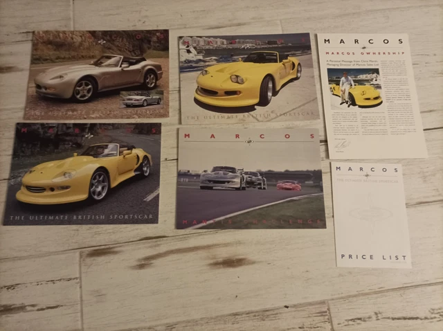 PROSPECTUS / BROCHURE MARCOS Gamme/ Full Line 1996 EUR 15,00 - PicClick FR