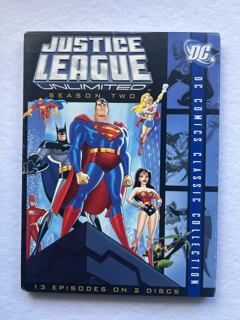 JUSTICE LEAGUE UNLIMITED: Season Two DVD Box Set, Series 2, US Import ...