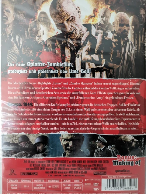ZOMBIE MASSACRE REICH of the Dead DVD Film Uncut Horror 2015 ca. 81 Min ...