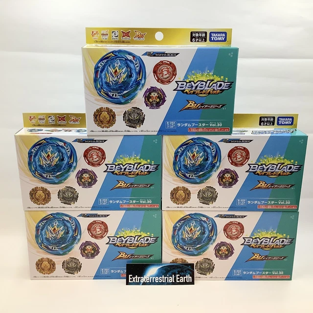 BEYBLADE BURST RANDOM Booster B-202 Vol. 30 Full Set Complete 5 Pcs ...