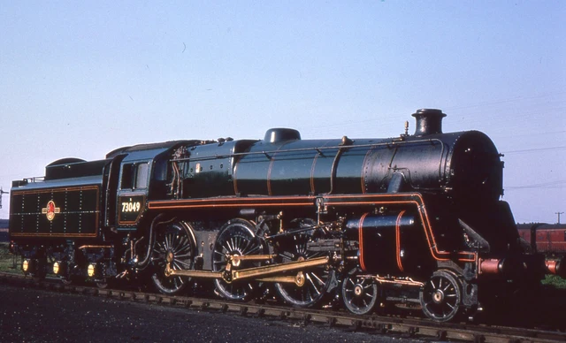 35MM RAILWAY SLIDE: COLOUR-RAIL: BRS 290: CLASS 5MT: 73049 £2.00 ...