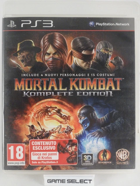 Mortal Kombat Komplete Edition Sony Ps3 Playstation 3 Pal Ita Italiano