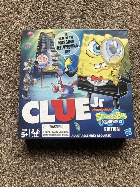 HASBRO NICKELODEON CLUE Jr. SpongeBob SquarePants Edition Game £28.52 ...