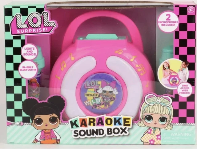 LOL SURPRISE KARAOKE Sound Box Musical Sing Along Lights & Sounds ...
