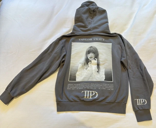 TAYLOR SWIFT - The Tortured Poets Department - Grey Hoodie - XL - Brand ...