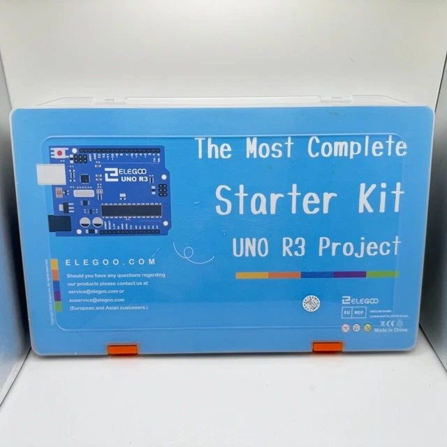 ELEGOO ARDUINO UNO R3 Most Complete Starter Kit Project 63 Items V1.0 ...