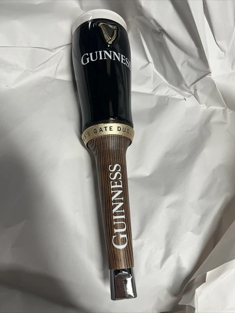 GUINNESS DRAFT BEER St James's Gate Ireland 12.5" Tap Handle- New In ...