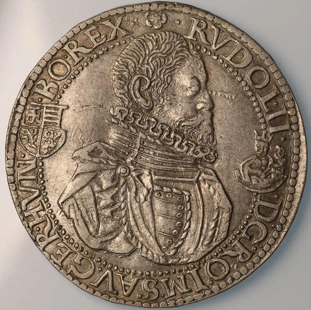 AUSTRIA RUDOLF II TRANSYLVANIA Taler Thaler 1604-NB 1604 NB Nagybanya £ ...