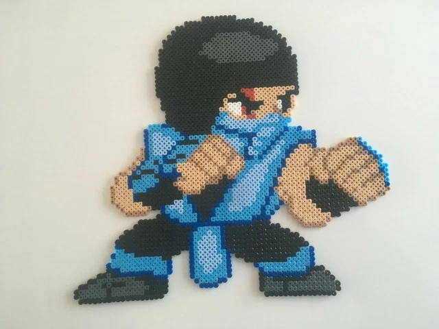 PIXEL ART / Perles A Repasser Sub-Zero Mortal Kombat EUR 18,00 ...